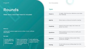 Four Reasons to Incorporate “Rounds” Into Your Meetings